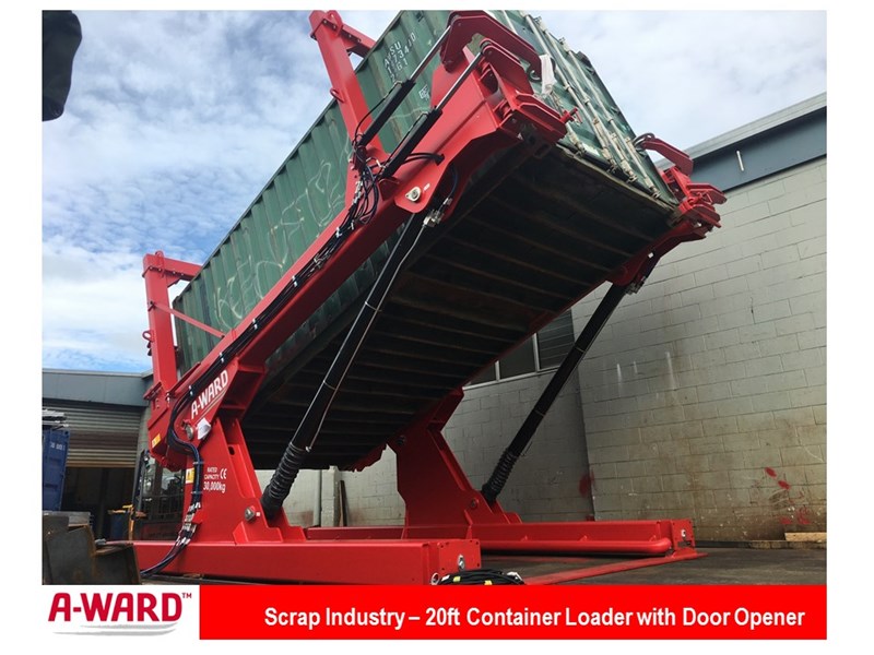 Heavy-Duty Container Loaders for Scrap Metal Unloading