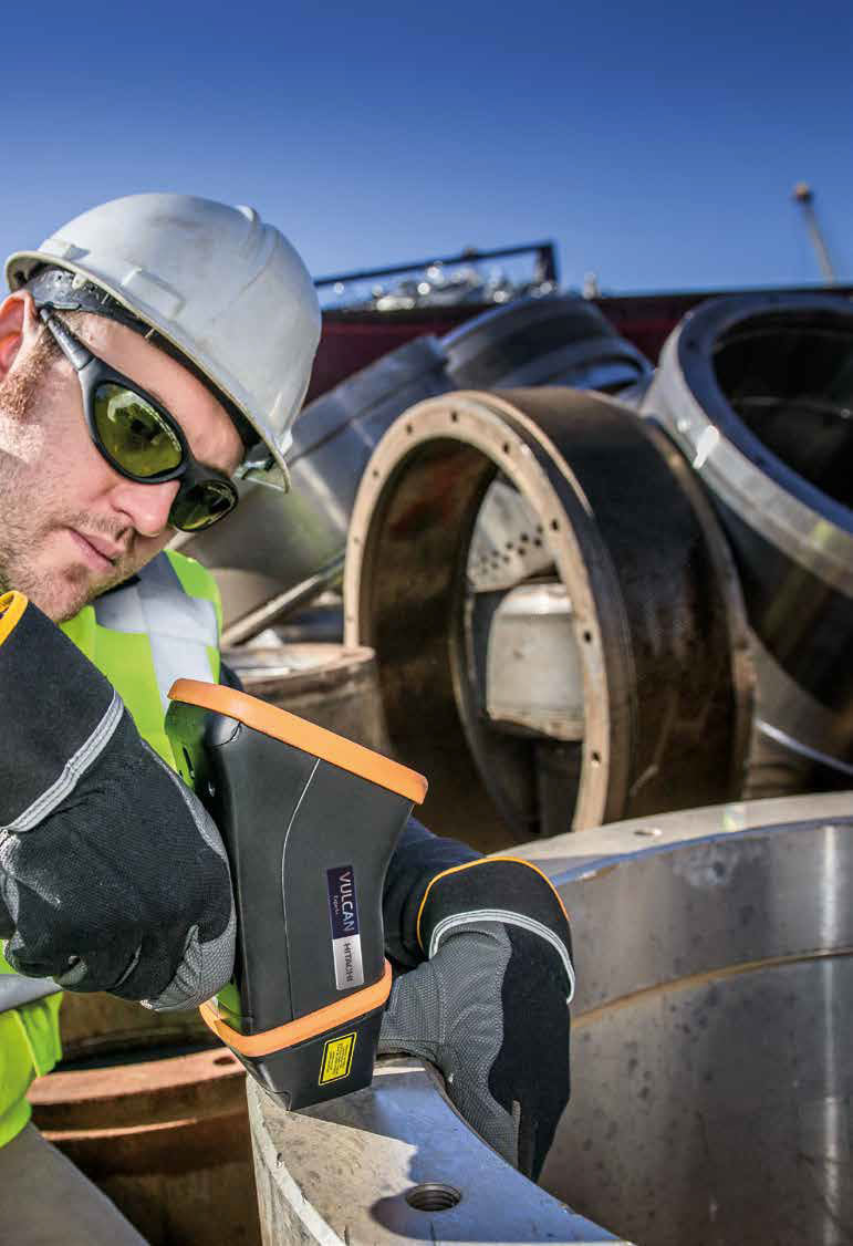 Hitachi Vulcan Handheld Analyzer for Metal Identification